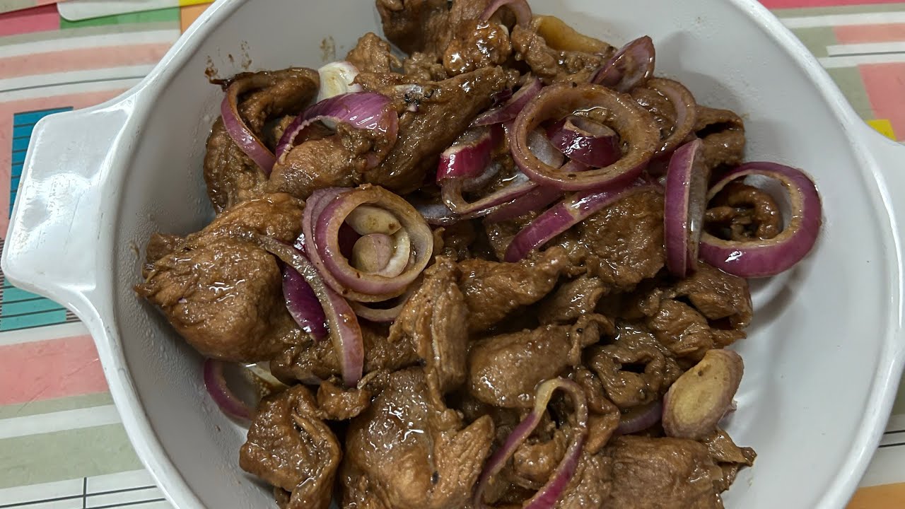 PORK STEAK / PORK BISTEK TAGALOG | TIPS HOW TO MARINATED EASILY | PORK ...