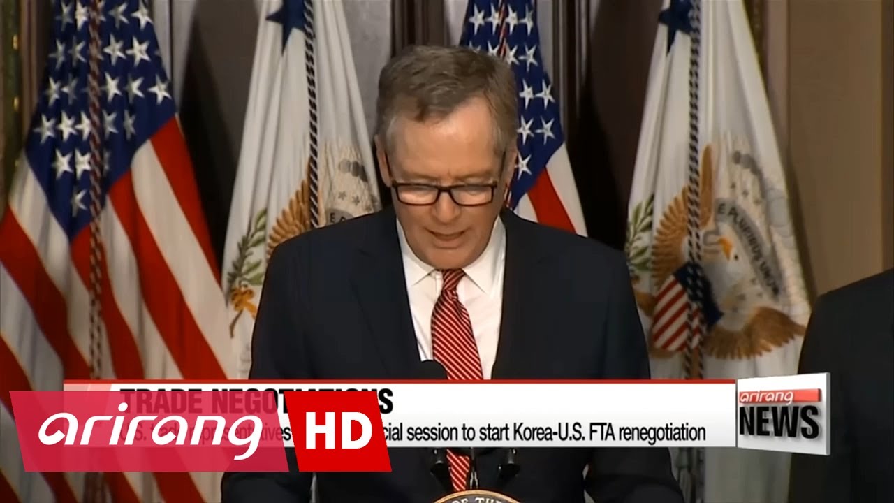U.S. trade representatives requests special session on KORUS free trade ...