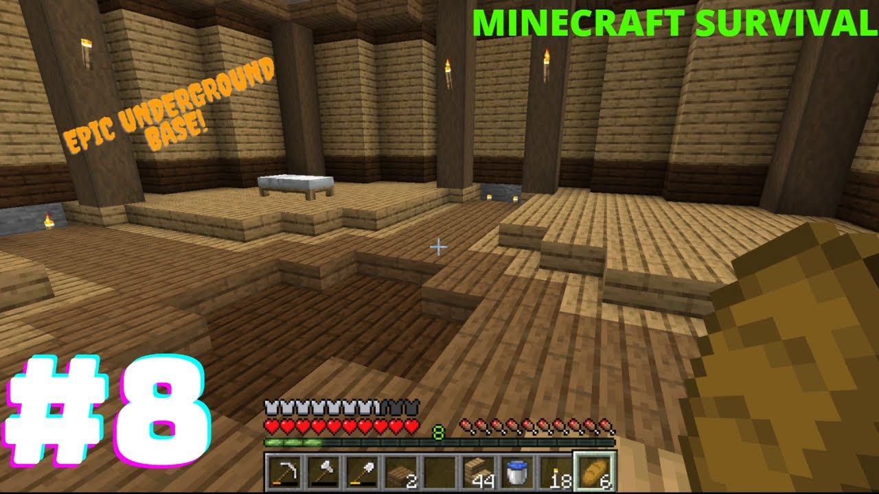 Epic Underground Base Minecraft #8 | Minecraft Survival - YouTube