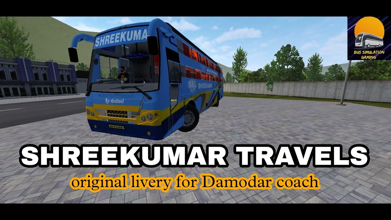 Shreekumar Travels original livery|Damodar coach|Password Protected|Bus ...