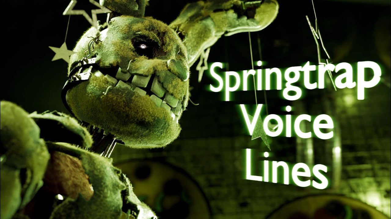 [BLENDER] Springtrap Voice Lines (Hair Particle Test) - YouTube