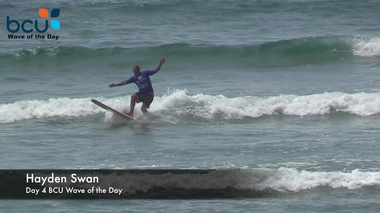 BCU Wave of the Day 4 - Hayden Swan - YouTube
