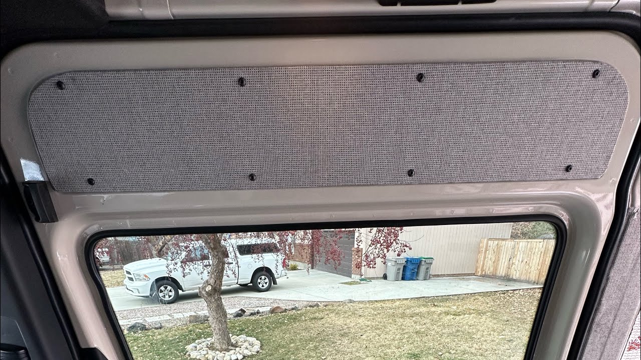 DIY Upholstery: Upgrading my Mercedes Sprinter 144’s Sliding Door ...