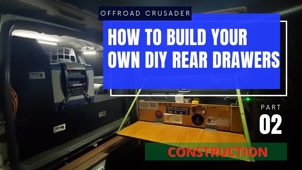 How to build your own rear drawers Part 2 | Construction Tips & Tricks ...