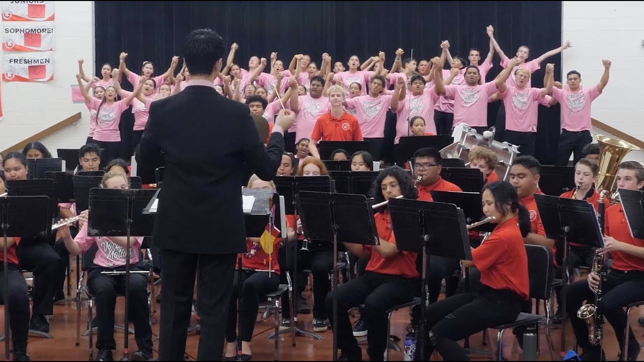 Kahuku High School Vocal Motion Choir and Symphonic Band Joint ...