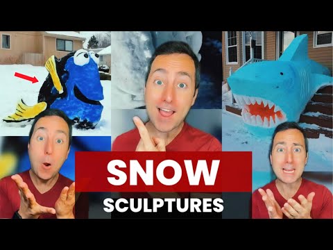 Amazing Snow Sculptures | Taylor Nikolai Compilation - YouTube