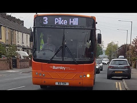 burnley bus company volvo b10ble wright renown on the 3 to burnley bus ...