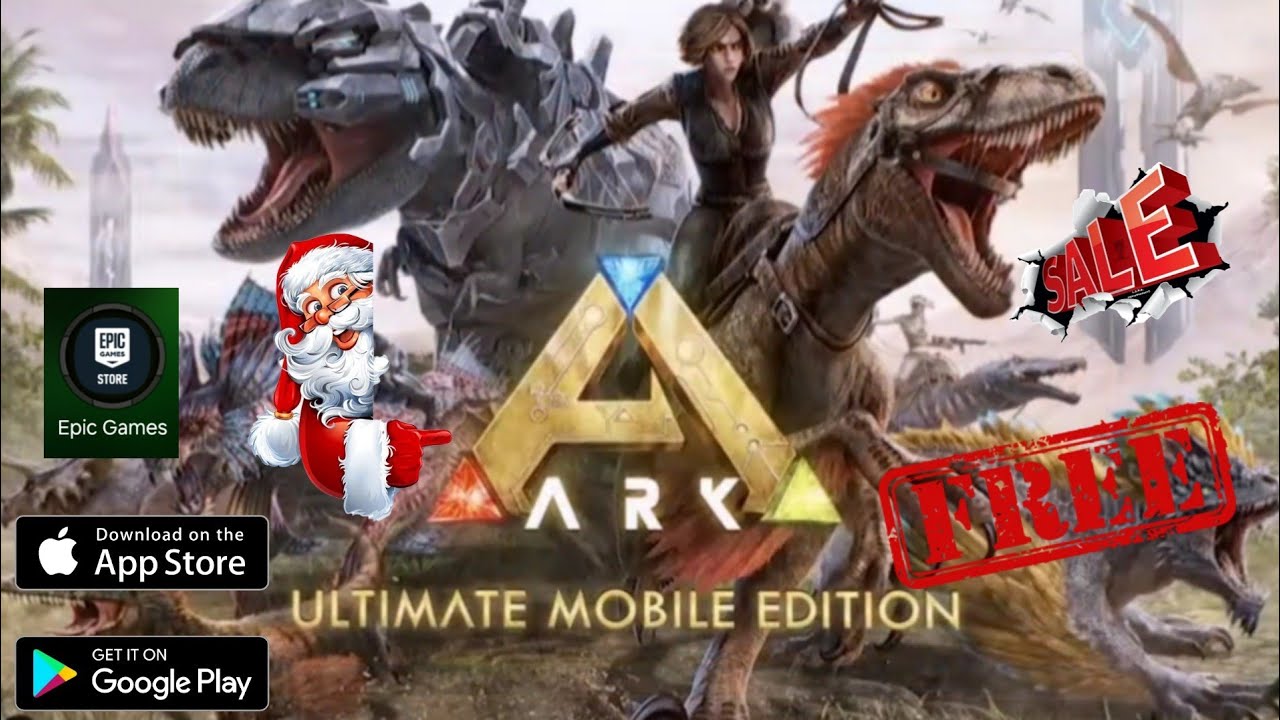 ARK Mobile para Navidad -Dip- Play Store - Épic Games - App Store - La Isla gratis y todo el ...