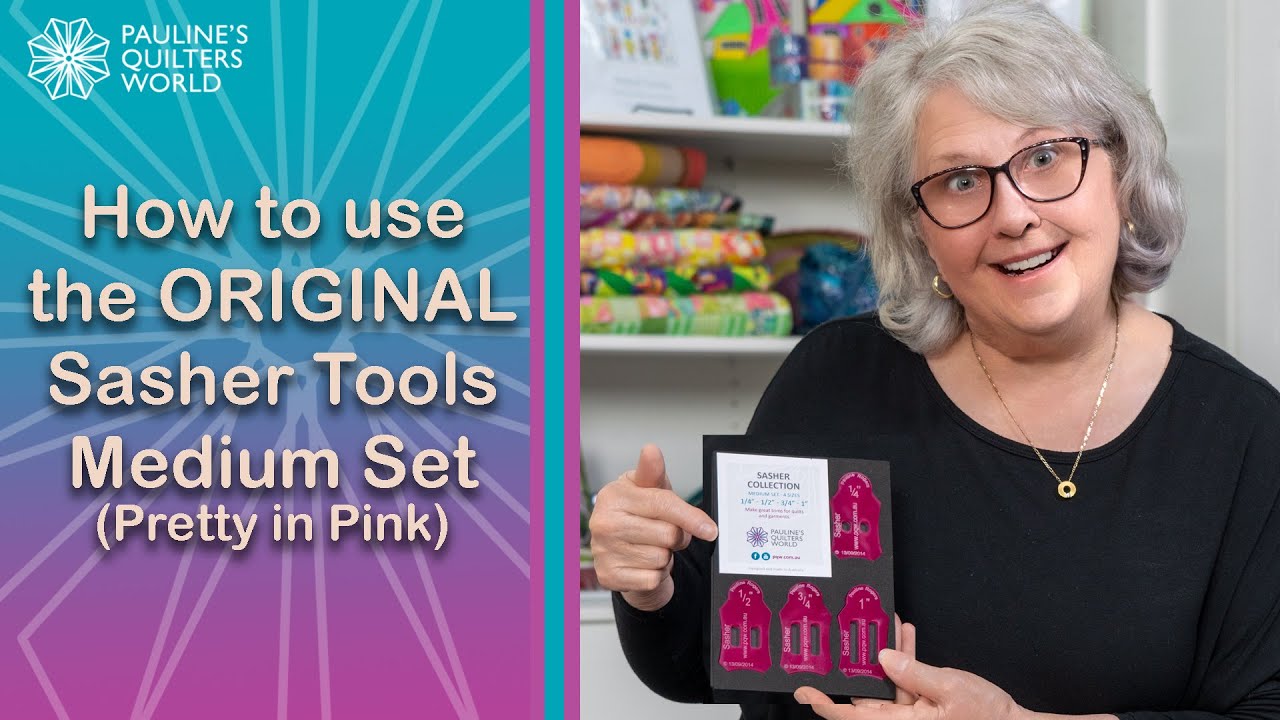 How To Use The Pink Medium Sasher Collection Set - YouTube