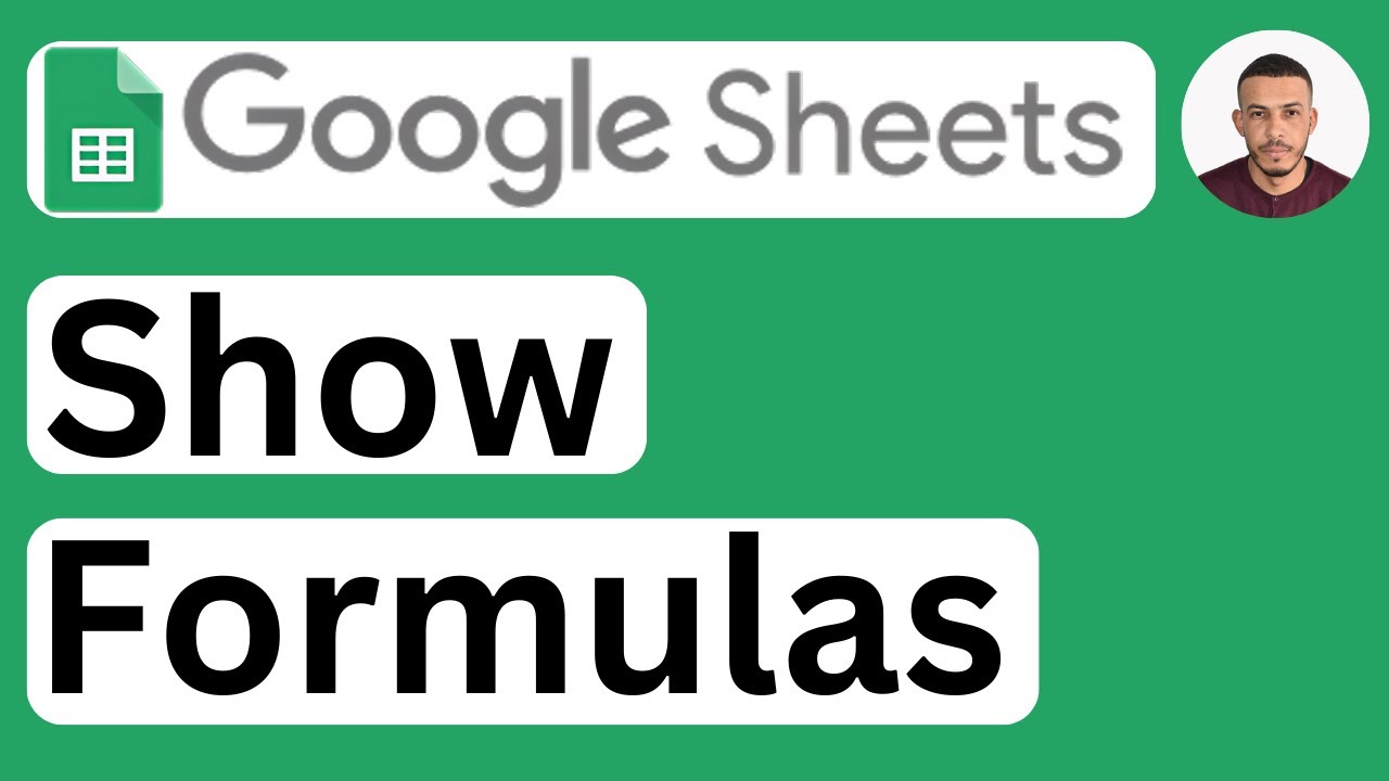 How to Show Formulas in Google Sheets - Easy to Follow - YouTube