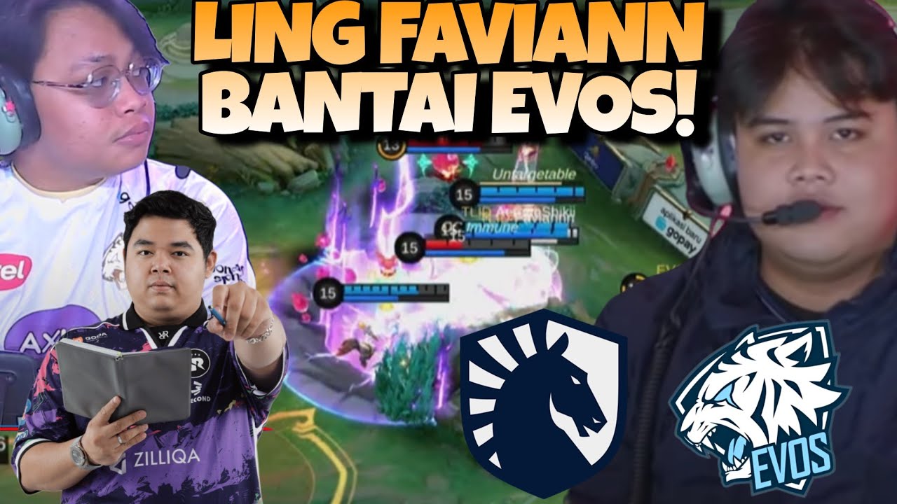 LING FAVIANN MEMBANTAI EVOS !! EVOS VS LIQUID MATCH 1 - MPL S14 - YouTube