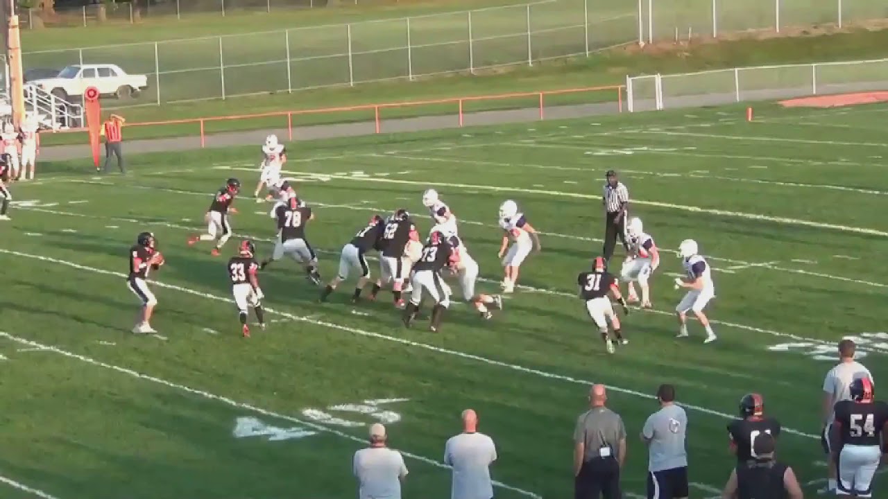 2017 Danville Ironmen Football JV vs Milton - YouTube