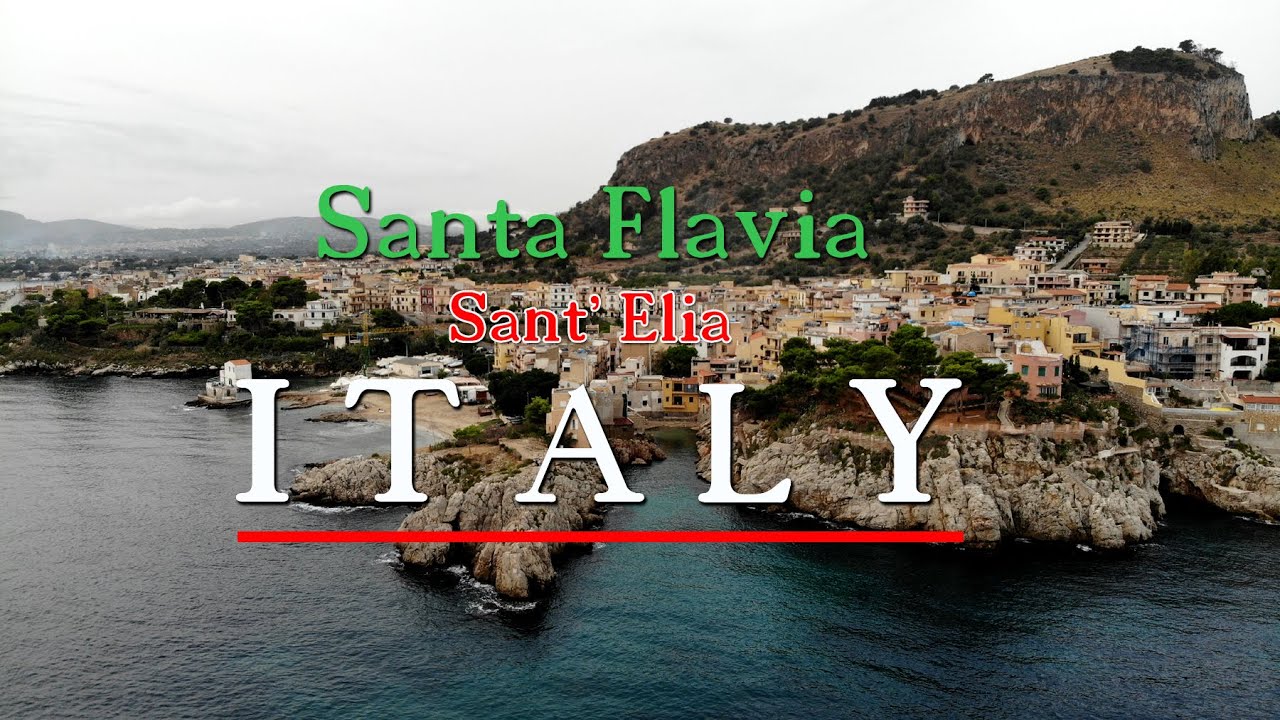 🇮🇹 Santa Flavia and Sant' Elia 4K. Siciliy 2022 from above. - YouTube