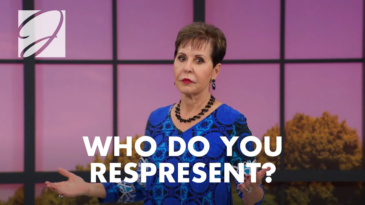 Who Do You Represent? | Joyce Meyer - YouTube