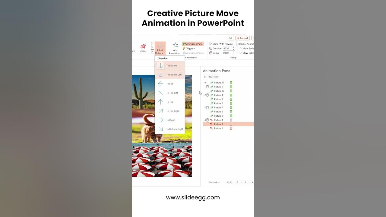 Creative Picture Move Animation in PowerPoint - YouTube