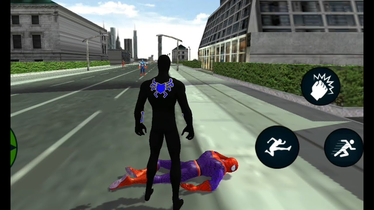 Black Spider Hero City Battle | Black Spider Vs Spider Vs Monster Vs ...