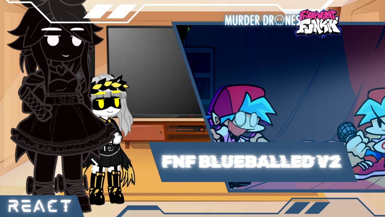 MD & FNF React - FNF Corrupted BF Blueballed V2 - YouTube
