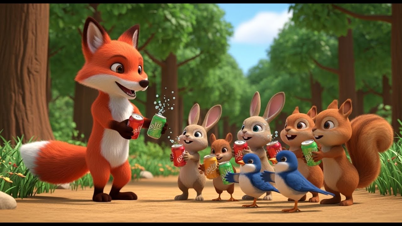 The Fox Who Found Fizzy Soda | Fun and Educational Nursery Rhyme for ...