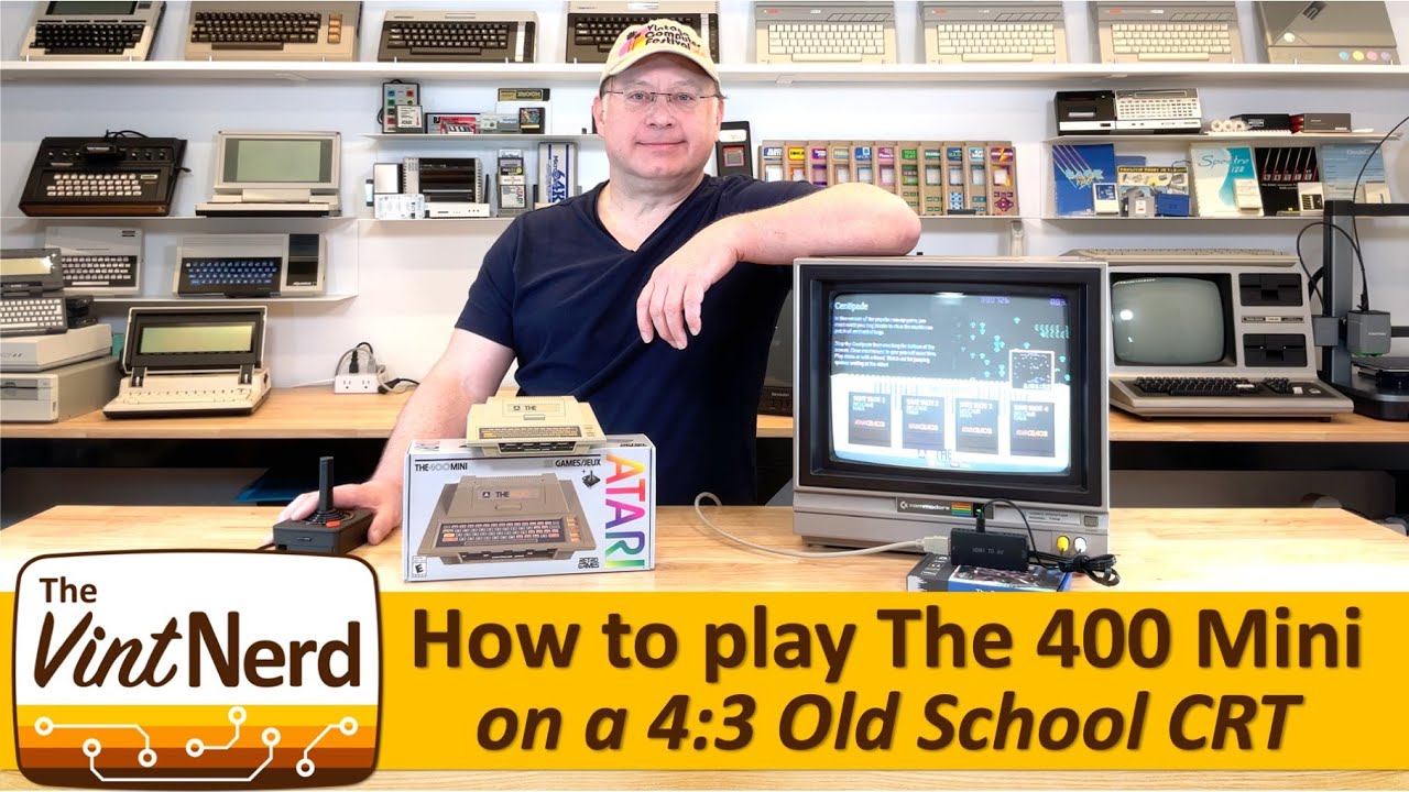 Hook-up your Atari 400 Mini's HDMI to a Commodore CRT 😎 - YouTube