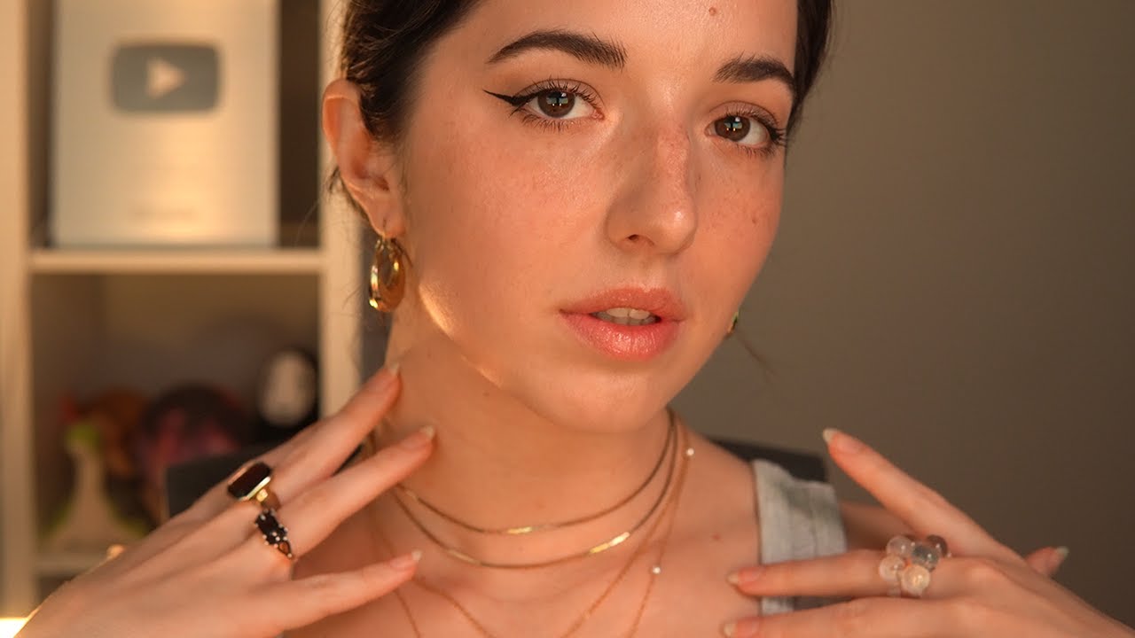 ASMR Body Triggers (Jewelry Tapping, Fabric Scratching) - YouTube