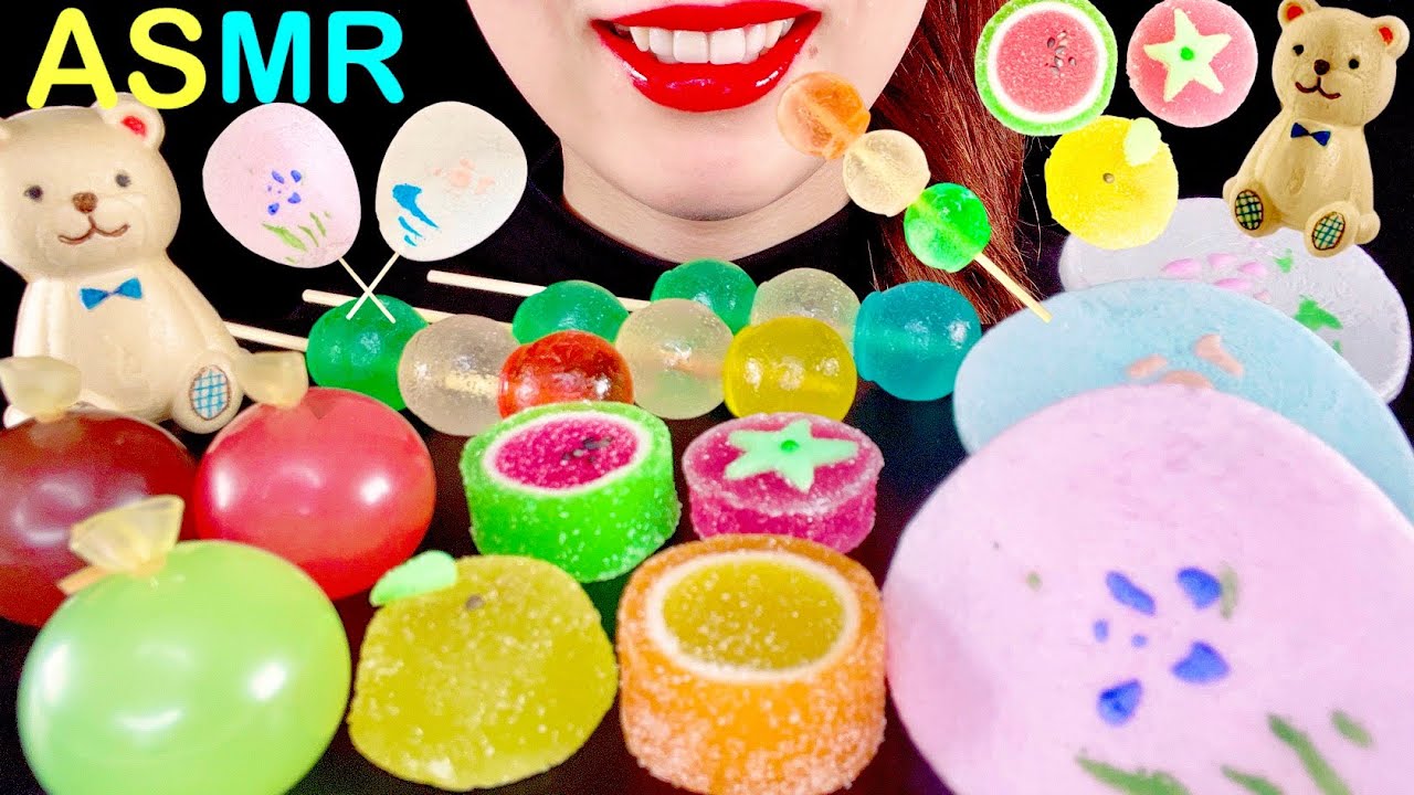 【ASMR】WAGASHI PARTY【咀嚼音】 - YouTube