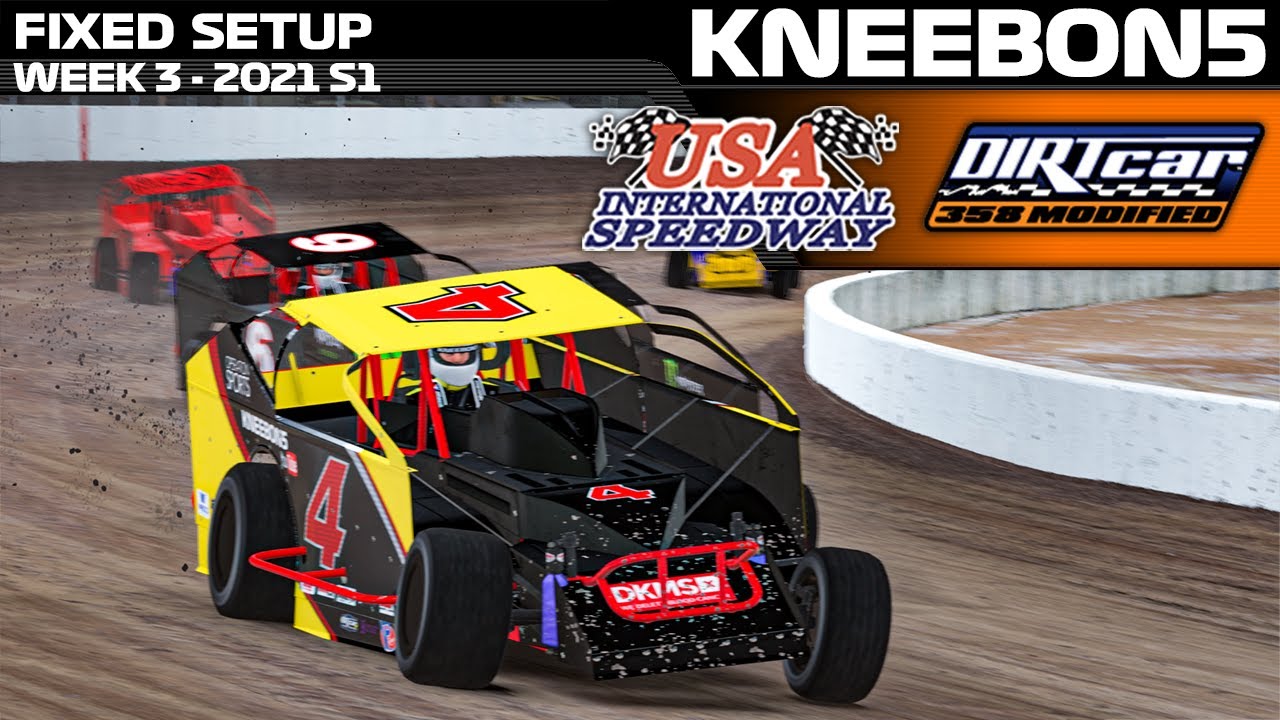 358 Modifieds - USA International Speedway - iRacing Dirt - YouTube