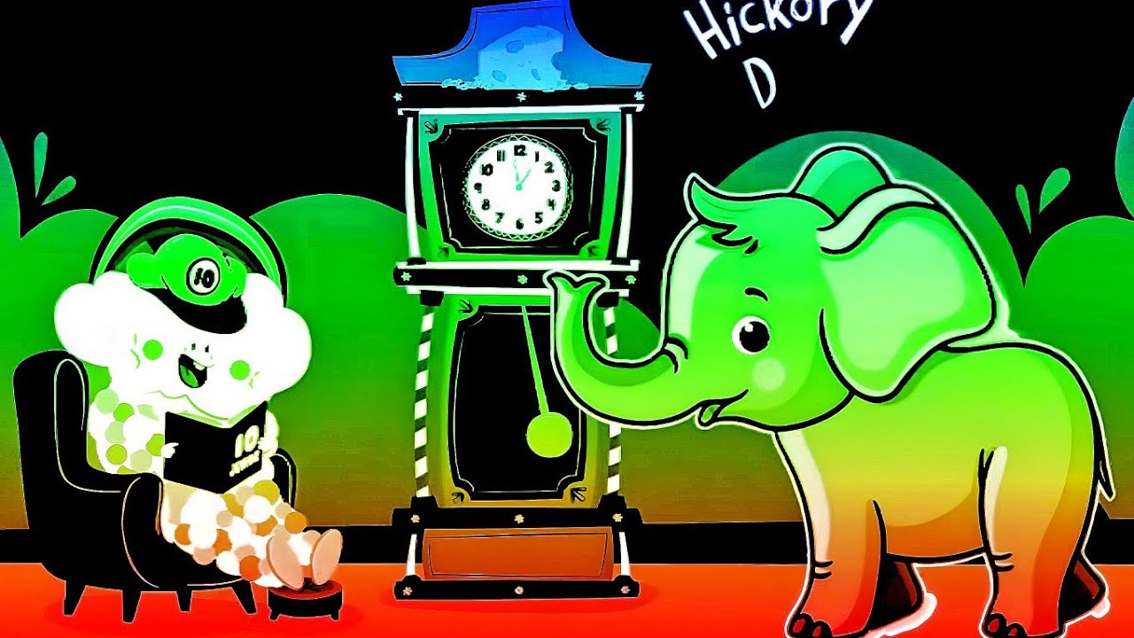 THE REGGAE BABY ELEPHANT ON THE SHOW| HICKORY DICKORY DOCK - YouTube