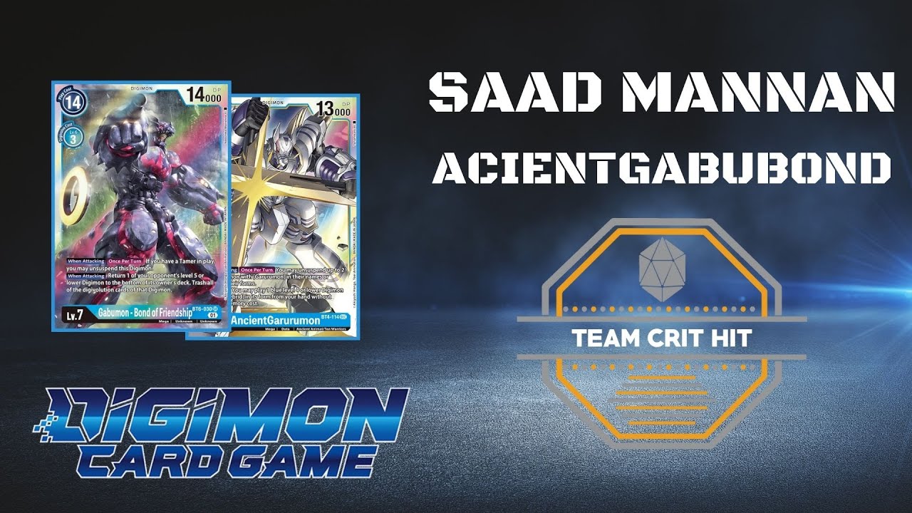 Digimon TCG - Gabumon Bond Of Friendship/Ancientgarurumon Deck Profile ...