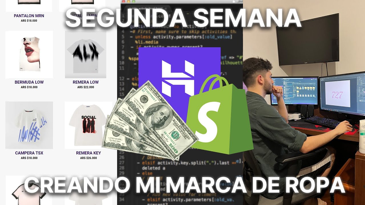 Creando una marca de ropa desde cero: Como arme mi pagina web - SEM #02 ...