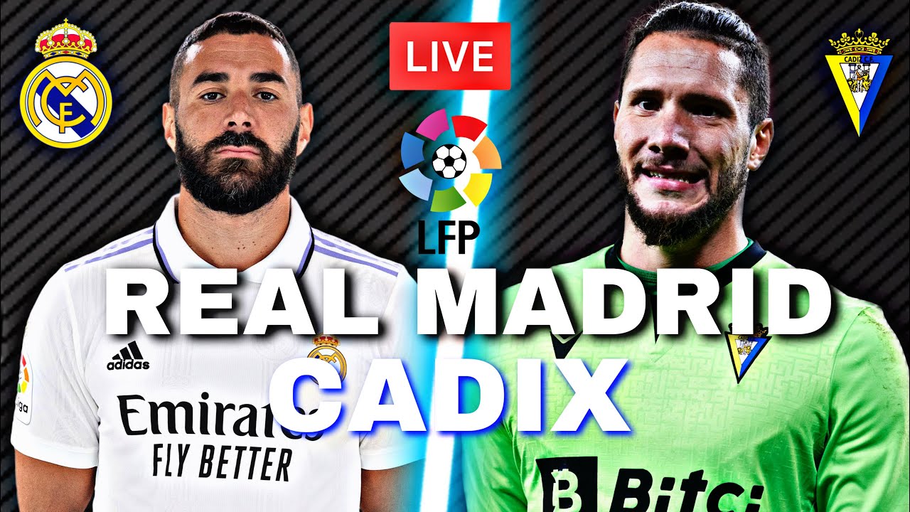 🔴REAL MADRID - CADIX LIVE / 🚨DERNIER MATCH AVANT LA TRÊVE ! / MATCH ...