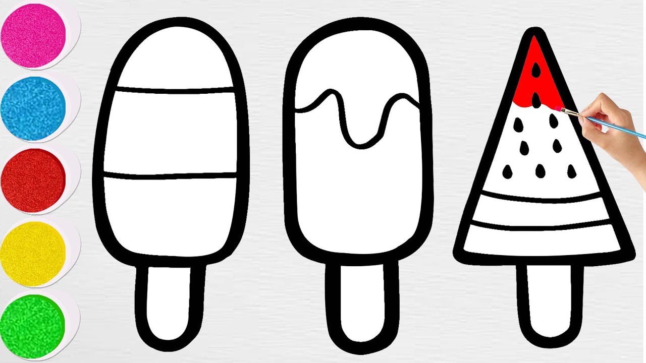 How To Draw Ice Cream Easy | Step by Step - YouTube