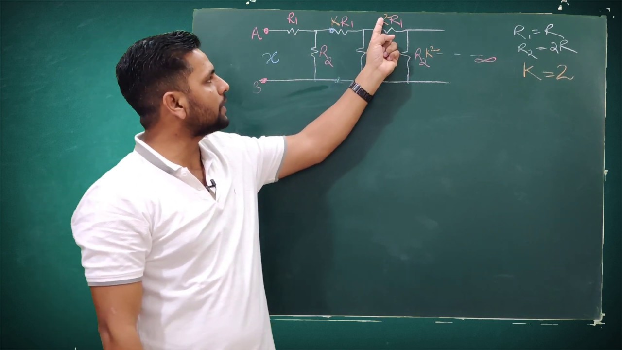 class 12 | current electricity| resistance of infinite ladder network ...
