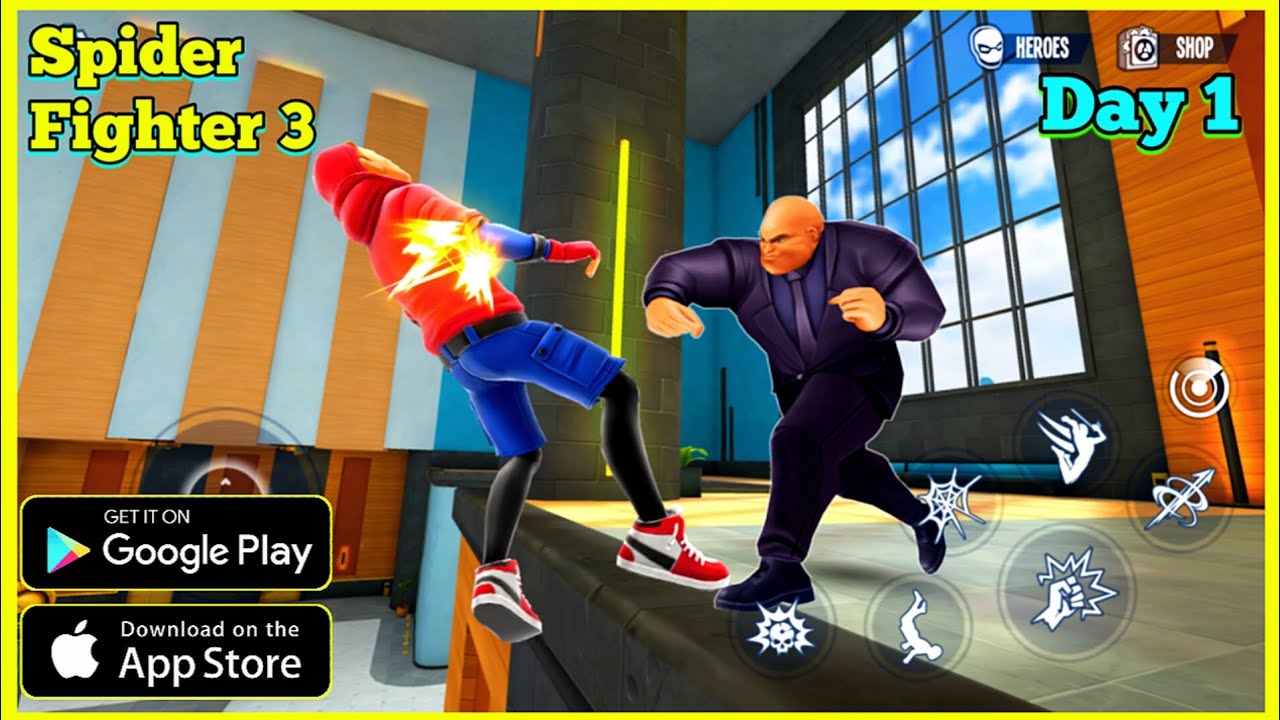 Spider Superhero In An Epic Fighting Adventure _Spider Fighter 3 - YouTube