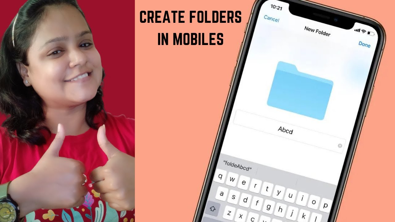 mobile me folder kaise banaye | how to create folder in mobile | how to ...
