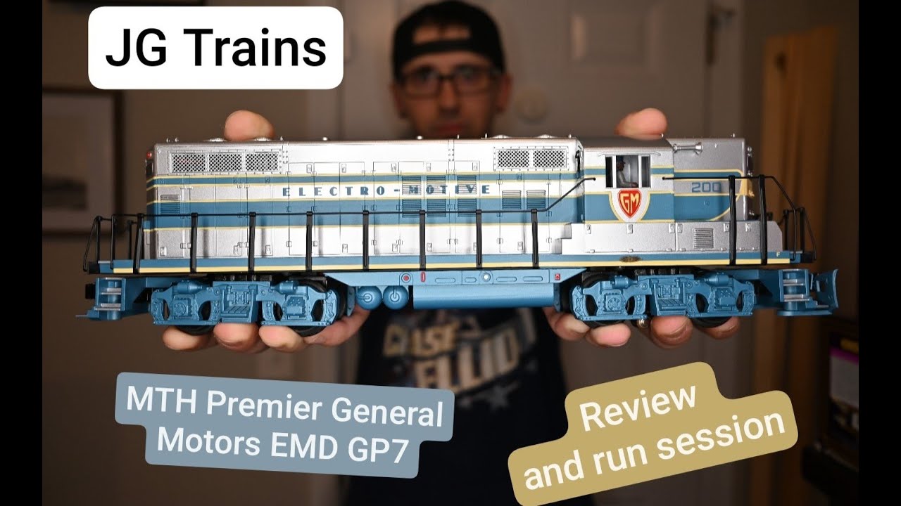 MTH Premier General Motors EMD GP7 Demonstrator Product review - YouTube