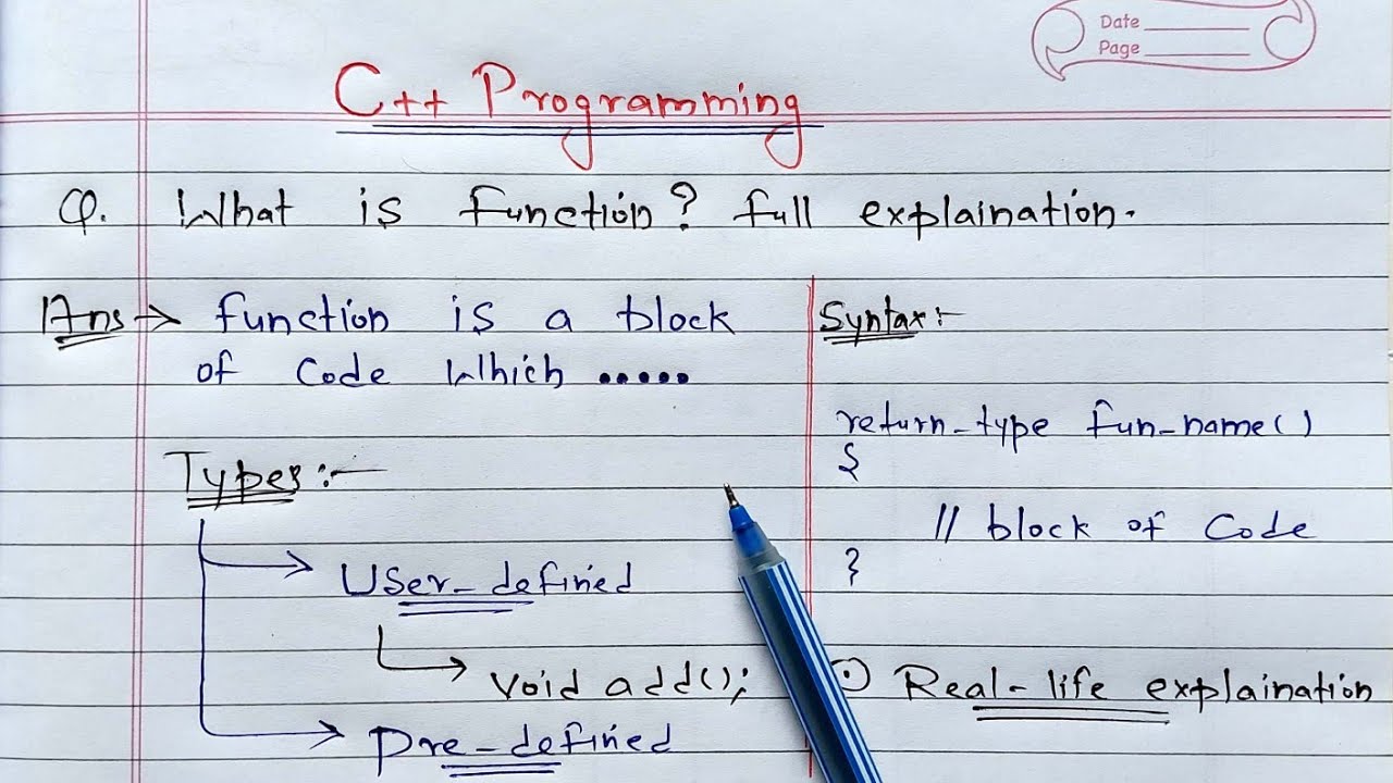 C Functions Learn Coding Youtube 0707