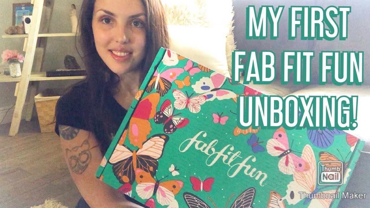 MY VERY FIRST FAB FIT FUN UNBOXING! - YouTube