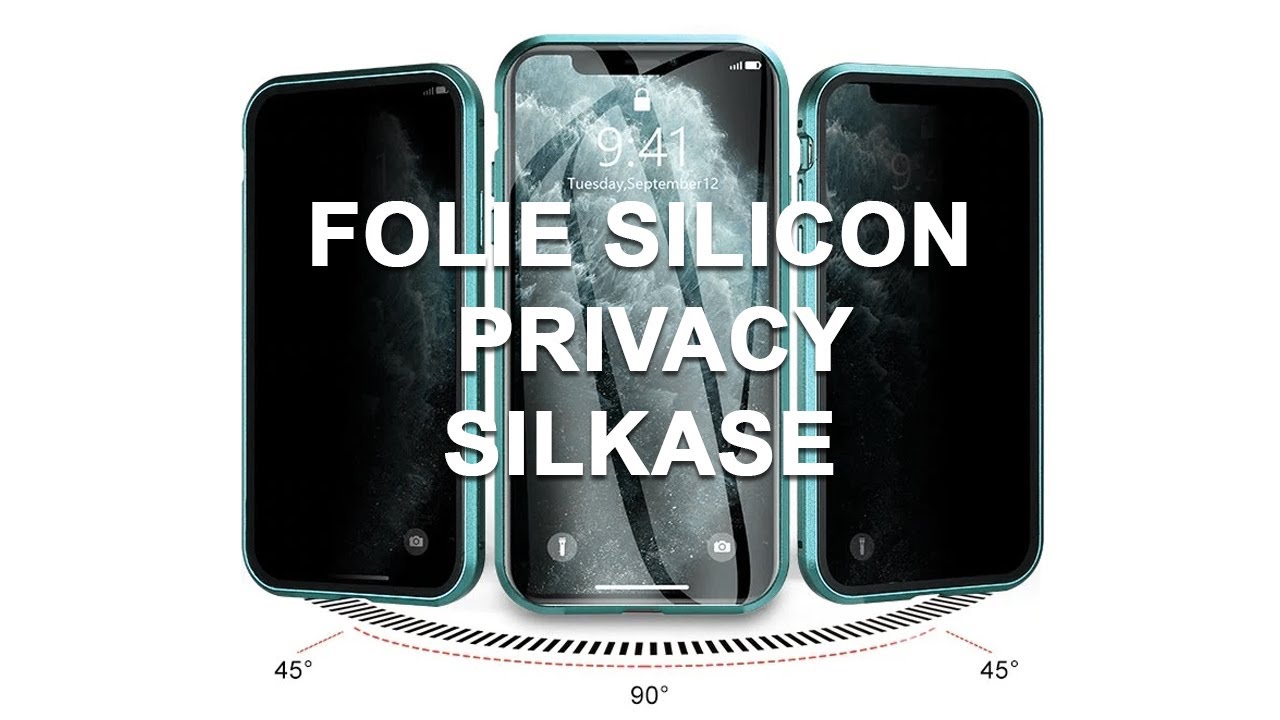 Folie Silkase Privacy silicon VS Mage lucios - YouTube