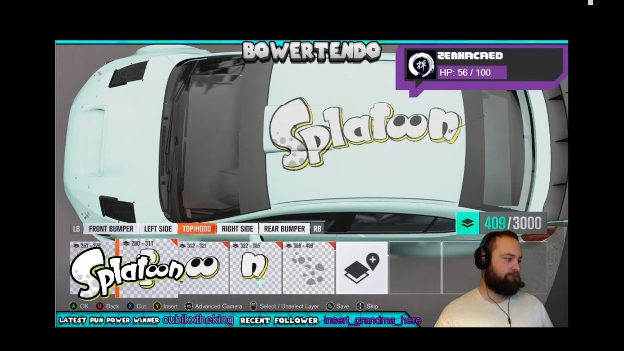 Splatoon Livery Time Lapse - YouTube
