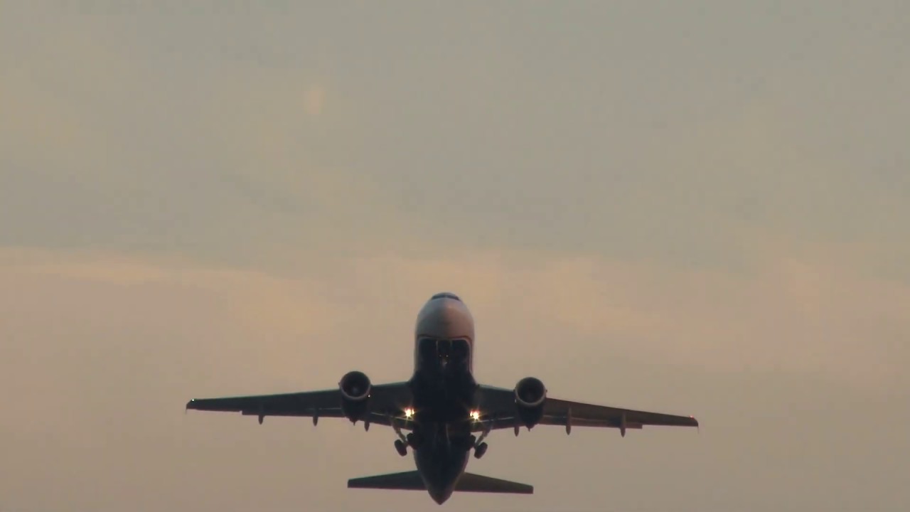 Plane taking off - Close up - Free stock footage - YouTube
