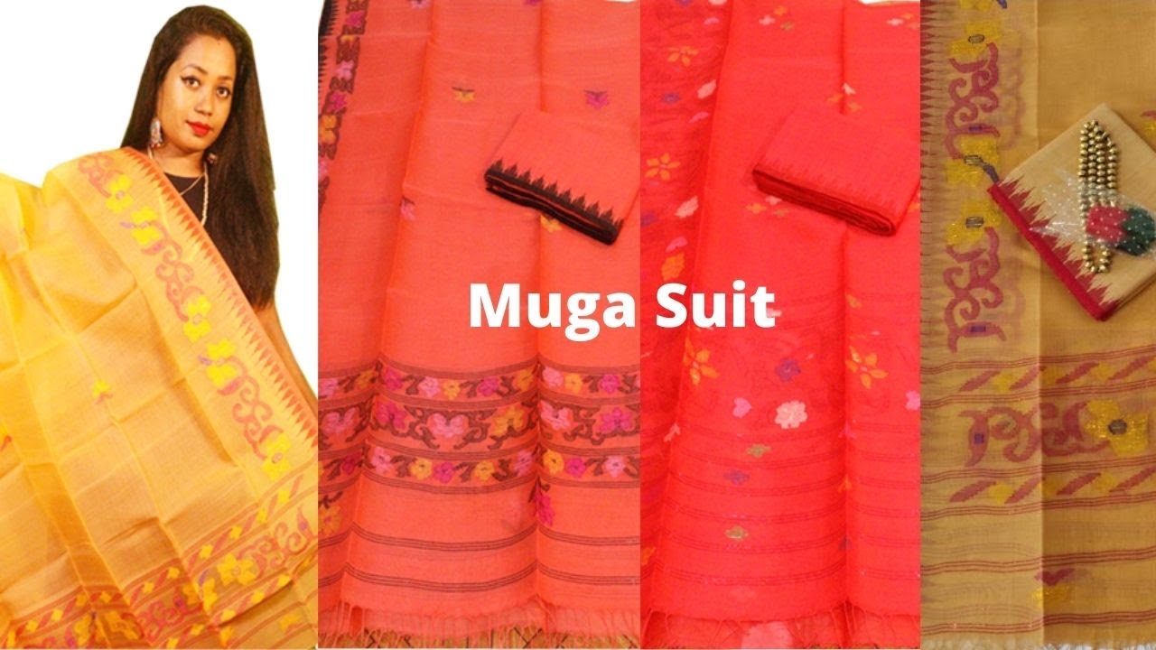 Muga Suit || Latest Design || Manipur Traditional Dress ...