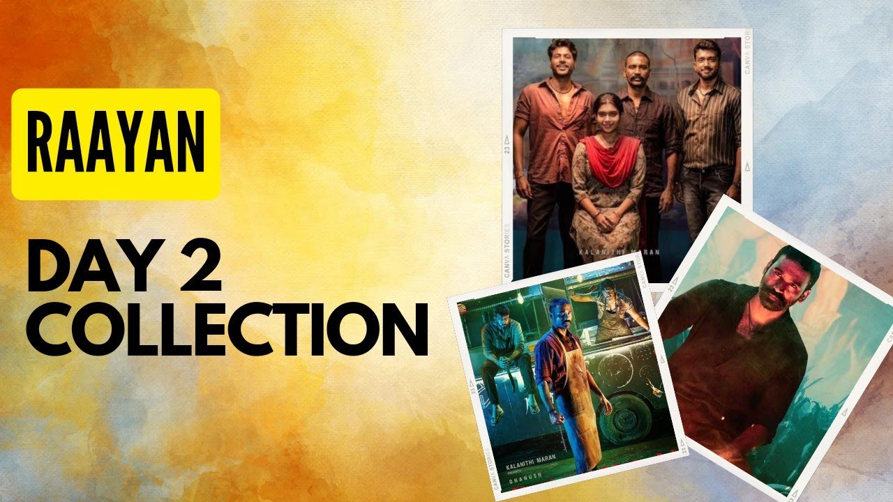 Raayan Day 2 Box office collection - YouTube
