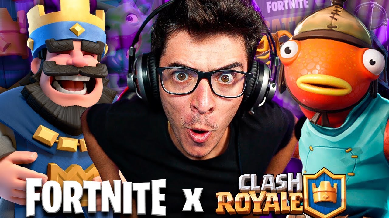 FORTNITE x CLASH ROYALE! O impossível aconteceu... - YouTube