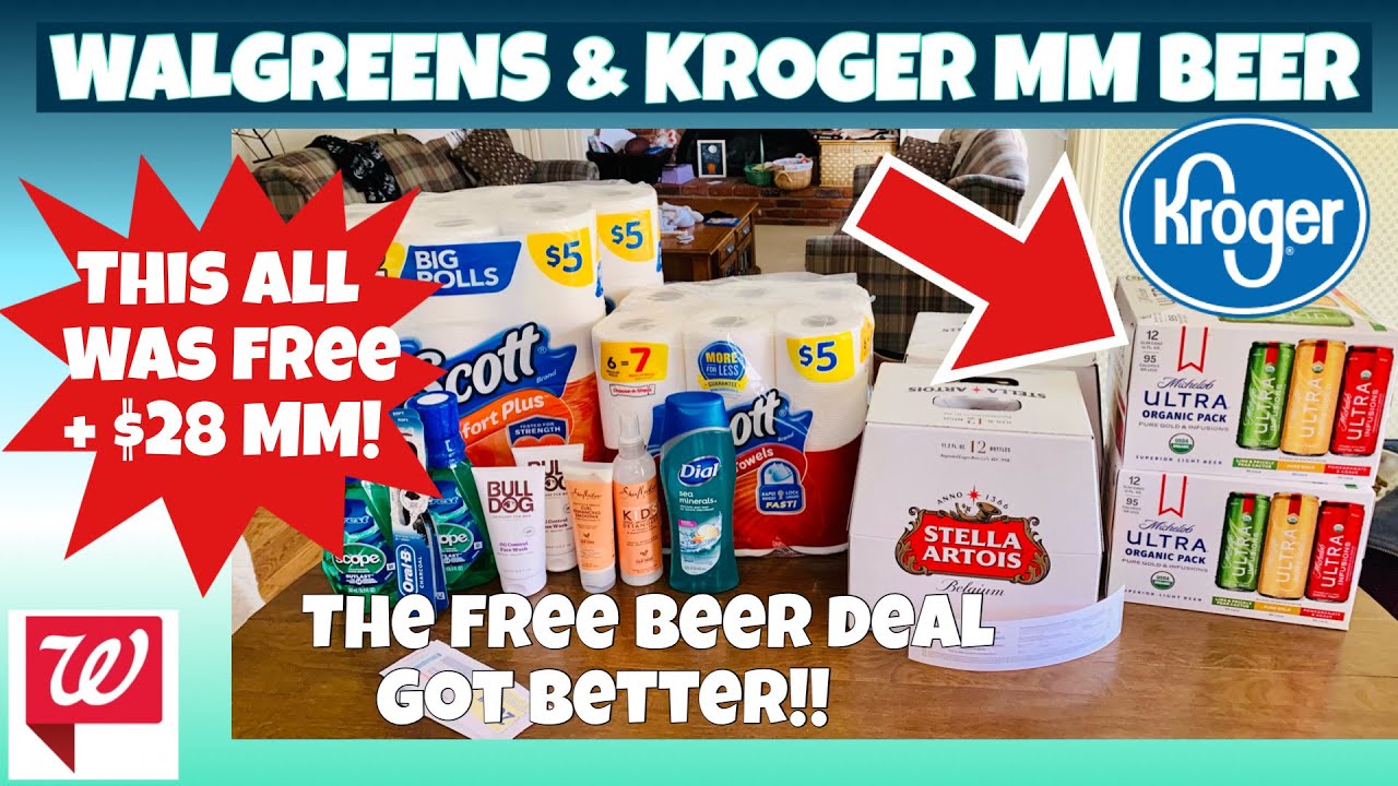 WALGREENS DEAL/ UPDATE ON FREE BEER AT KROGER/NEW MM BEER TRANSACTION 💃 ...