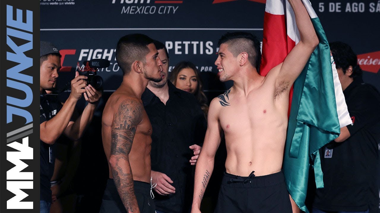 UFC Fight Night 114 fighter face-offs - YouTube