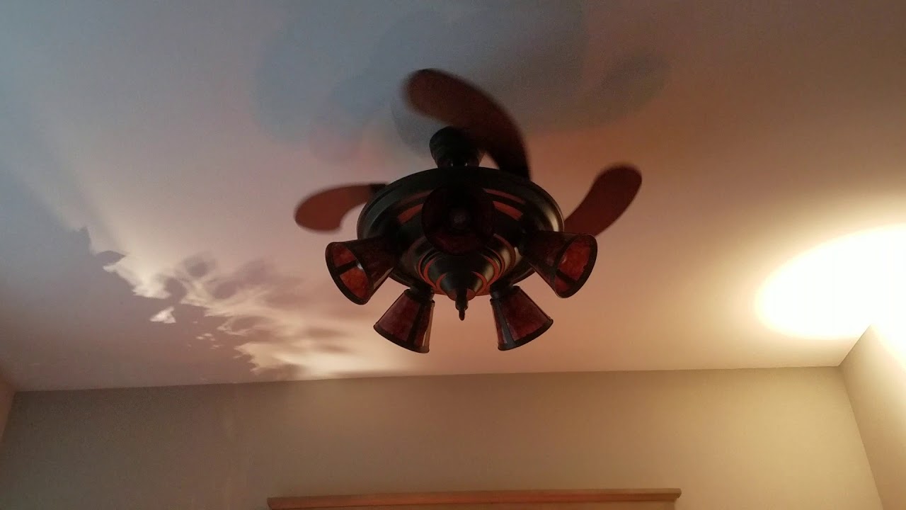 Fanimation Air Shadow Ceiling Fan Spindown RAW FOOTAGE - YouTube