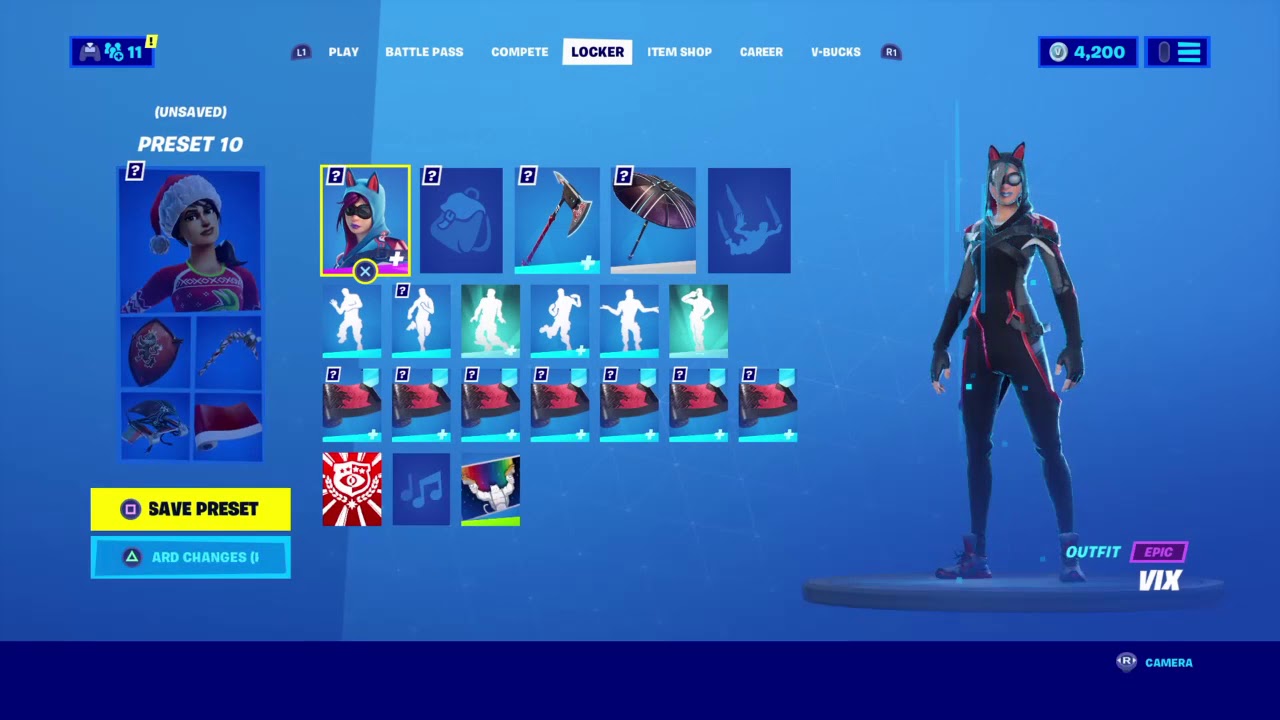 NEW VIX Skin + PURR AXES (Fortnite Battle Royale) - YouTube