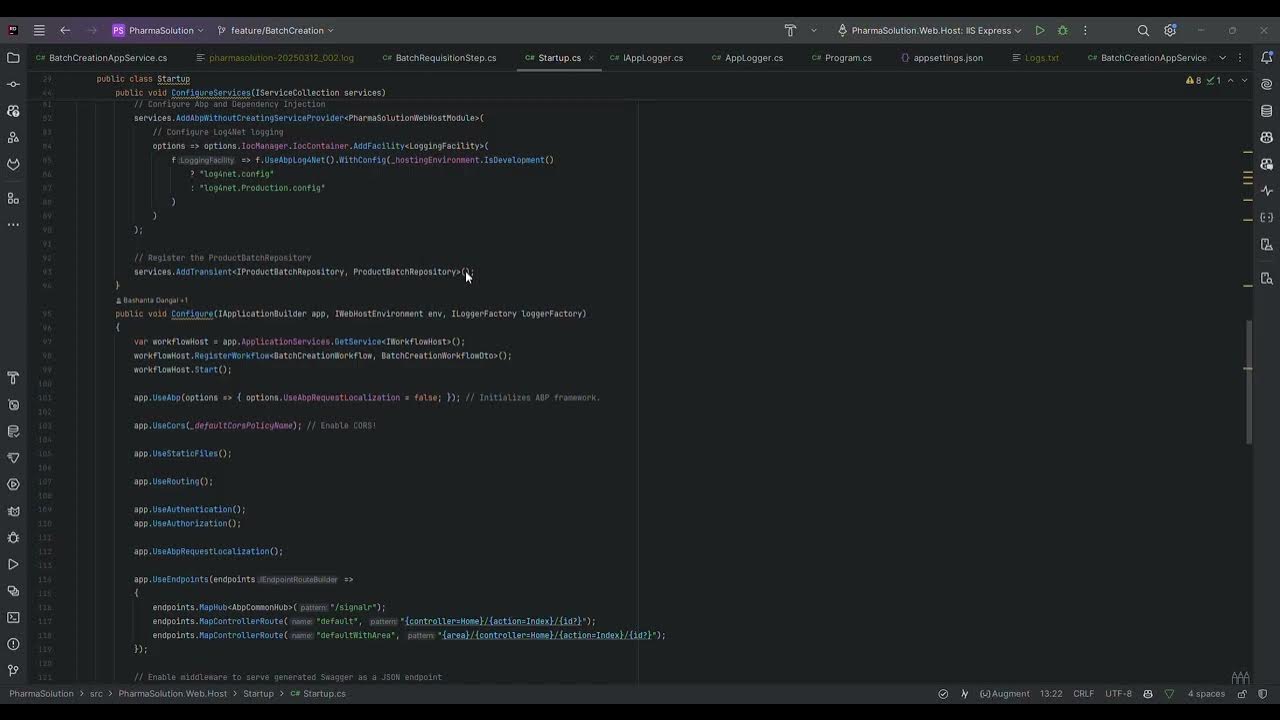 Serilog implementation in the .net api - YouTube