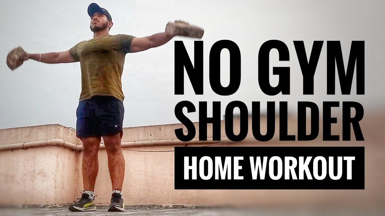 Shoulder Workout At Home | Bricks Shoulder Exercises | No Gym Big ...
