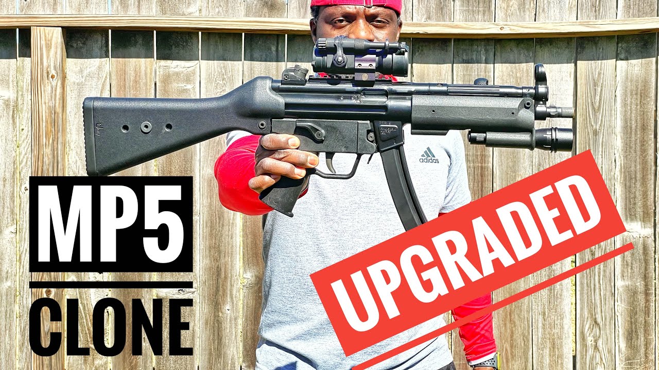 MP5 clone: PTR 9CT upgraded #mp5 - YouTube